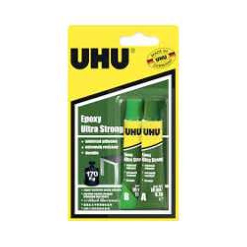 Epoxy Glue - Uhu - Ultra Strong - 2 x 10ml Tubes | Skout Office Supplies