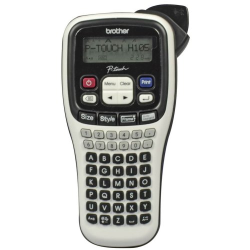 Label Machine - Brother - PT-H105 P-touch - Silver/Black | Skout Office ...