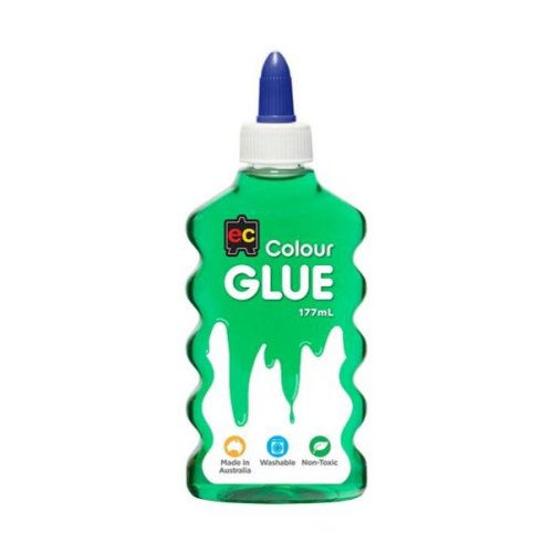 Coloured Glue - EC - 177ml - Green | Skout Office Supplies