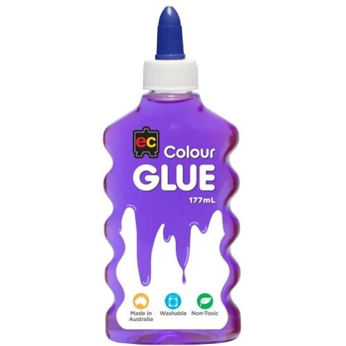 Coloured Glue - EC - 177ml - Purple | Skout Office Supplies