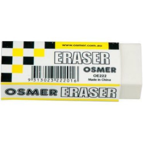 Eraser - Osmer - OE222 - Large - Pack of 20 | Skout Office Supplies