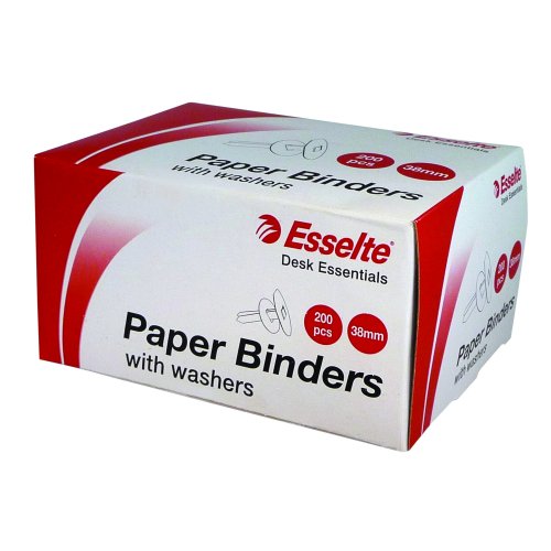 Paper Binders - Esselte - 646 38mm - Box of 200 | Skout Office Supplies