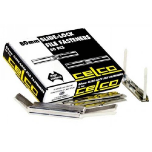 Paper Fastener - Esselte - Slidelock - Box of 50 | Skout Office Supplies