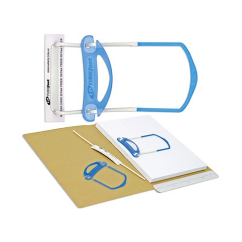 Tubefast - Arnos - Clip And Adhesive Base 220mm - Blue - Box of 100 ...