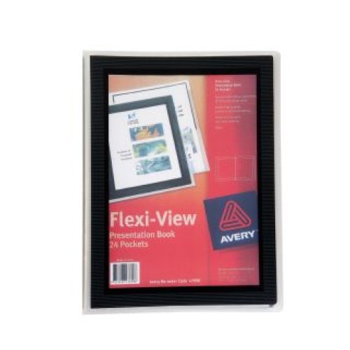 Flexi View Presentation File - Avery - 24 Pocket - Black | Skout Office ...
