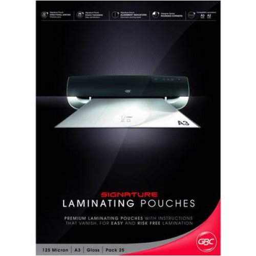 Laminating Pouches - GBC - A3 - 2x125 Micron - 25 Pack | Skout Office ...