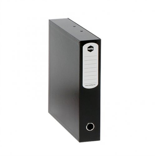 Box File - Marbig - FC - 80mm - Heavy Duty - Black | Skout Office Supplies