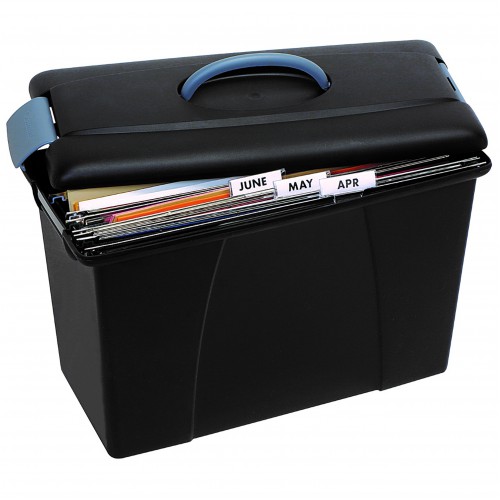 Carry Case - Crystalfile - Black | Skout Office Supplies