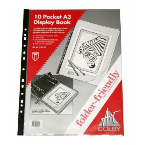 Display Book Refill - Colby - A3 - 215A3 - Folder Friendly - 10 Pocket ...