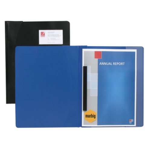 Management File - Marbig - A4 - Premier - Blue | Skout Office Supplies