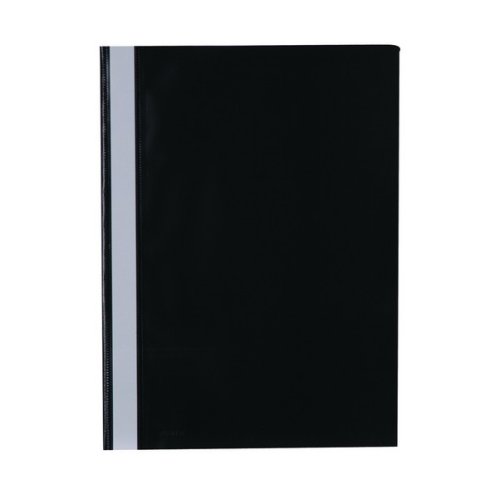 Flat File Esselte A4 Clear Front Black Pk4 | Skout Office Supplies
