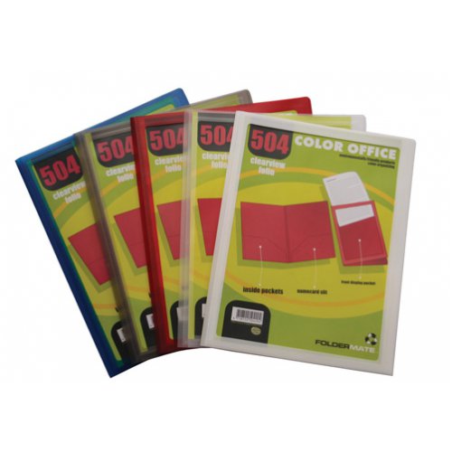 Folio - Foldermate - A4 - Clearview - 504 - White | Skout Office Supplies