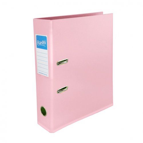 Lever Arch File - Bantex - A4 - 70mm - Musky Pink | Skout Office Supplies
