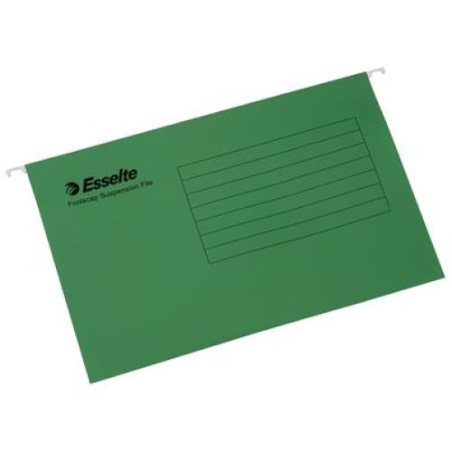 Suspension File - Esselte FC Complete Green Bx50 | Skout Office Supplies