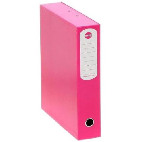 Box File - Marbig - FC - 75mm - Heavy Duty - Pink | Skout Office Supplies