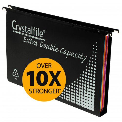 Suspension File - Crystalfile - FC - PP Double Capacity - 10 Pack ...