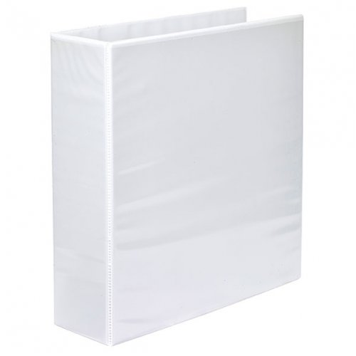 Insert Binder - Marbig - A4 - Clearview - 2D Ring 65mm - White | Skout Office Supplies