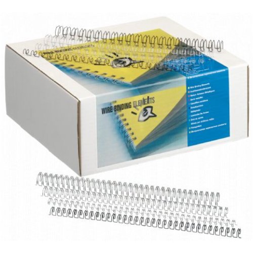 Wire Binding Comb - 34 Loop 6mm Silver (Box 100) | Skout Office Supplies