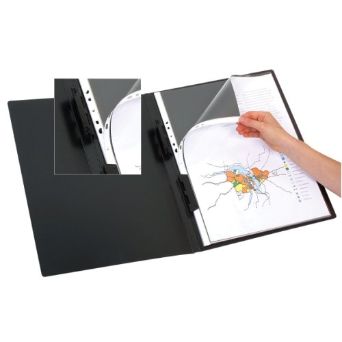 Display Book - Marbig - A3 - Refillable Inserts - 20 Pocket - Black ...