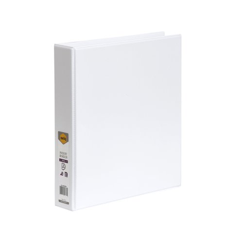 Insert Binder - Marbig - A4 - Clearview - 3D Ring 38mm - White | Skout Office Supplies