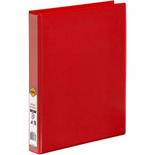 Insert Binder - Marbig - A4 - Clearview - 4D Ring 25mm - Red | Skout ...