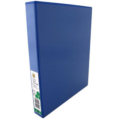 Insert Binder - Marbig - A4 - Clearview - 2D Ring 38mm - Blue | Skout Office Supplies