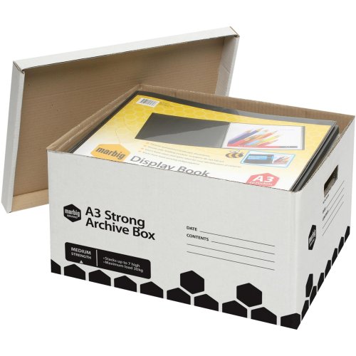 Marbig Archive Box A3 800502 Box Of 5 | Skout Office Supplies