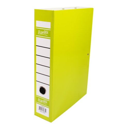 Box File Bantex F/cap 70mm Lime | Skout Office Supplies
