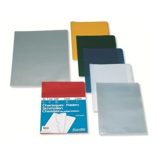 Letter File A4 Bantex Clear (Pack of 100) | Skout Office Supplies