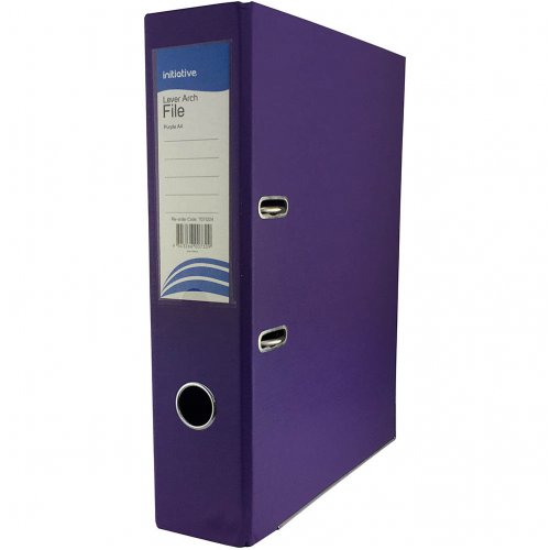 Lever Arch File - Initiative - A4 - PP - Purple | Skout Office Supplies