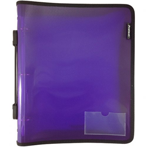 Binder Buddy - Protext - A4 - 3 Ring - 25mm With Zipper/handle - Purple ...
