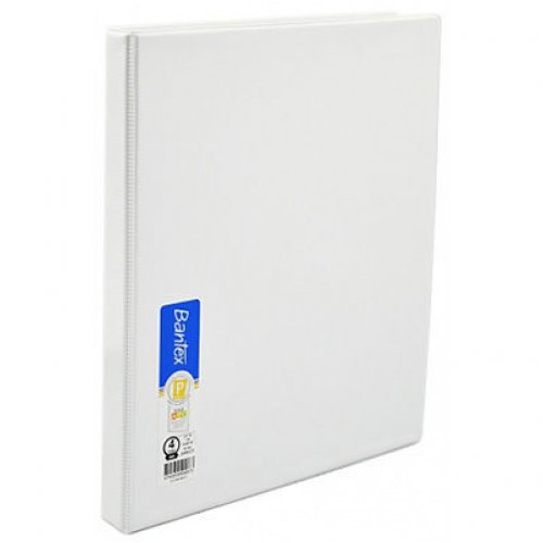 Insert Binder - Bantex - A4 - 4 Ring 16mm - White | Skout Office Supplies