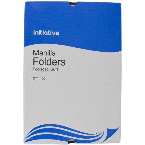 Manilla Folder - Initiative - Foolscap - Buff (Box of 100) | Skout ...