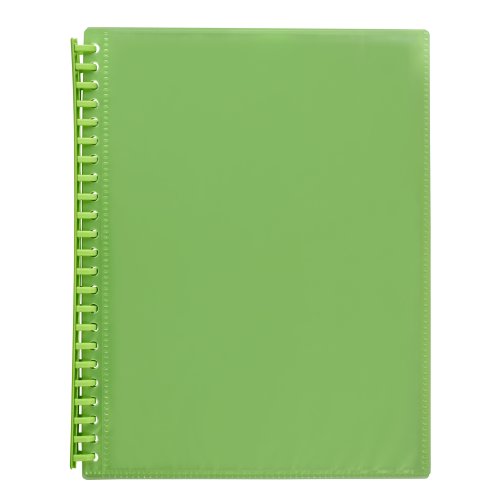 Display Book - Marbig - A4 - Insert Cover - Refillable - Lime - 20 ...