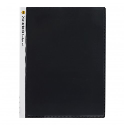 Display Book - Marbig - A4 - Insert Cover - Non-refillable - Black - 20 ...