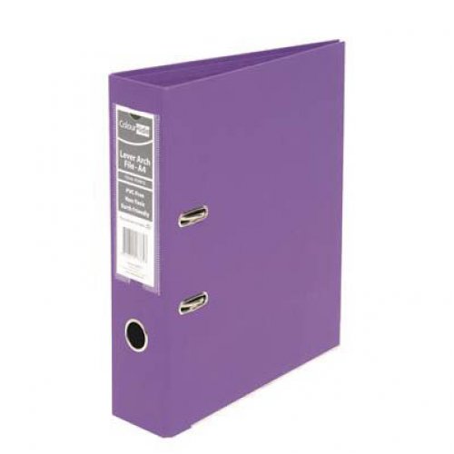 Lever Arch File - ColourHide - A4 - PE - 75mm - Purple | Skout Office ...