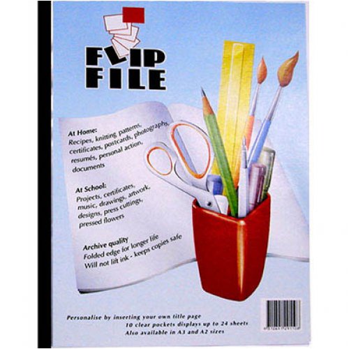 Display Book - A4 - Flipfile - Insert Cover - 10 Page | Skout Office ...