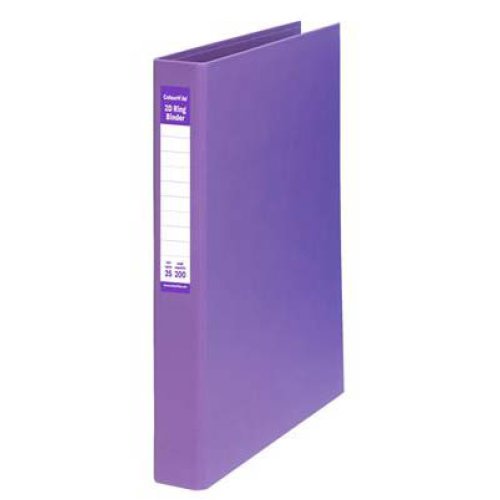 Binder - Colourhide - A4 - PE - 25mm 2D - Purple | Skout Office Supplies