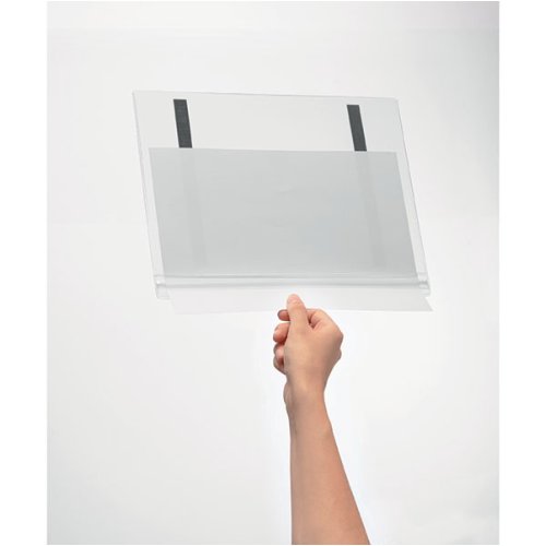 Document Pocket - Durable - A4 - Water Resistant - Magnetic - Clear - 5 ...