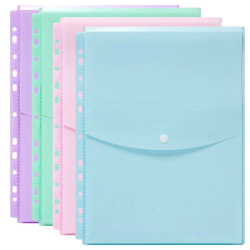 Binder Wallet - Marbig - A4 - Top Open - Pastel Colours Assorted ...