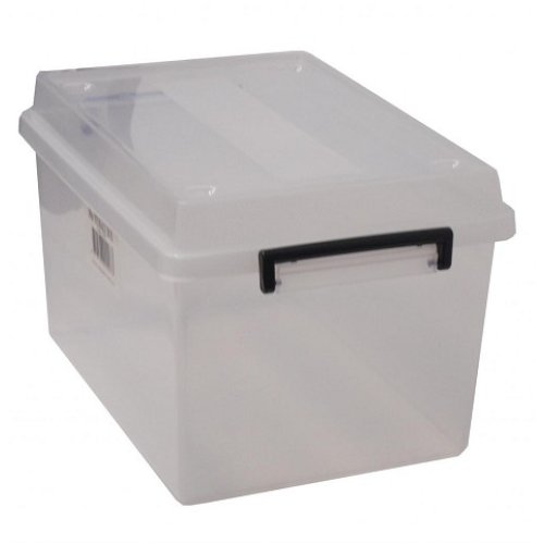 Storage Box Italplast 30 Litre With Lid I303 | Skout Office Supplies