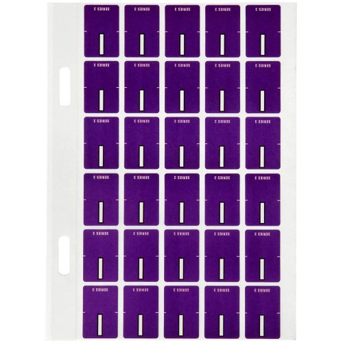 Lateral File Label - Avery - Top Tab - Colour Code I - Purple Pack ...
