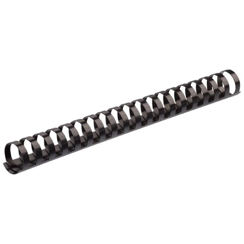 Fellowes - 19mm - 21 Oval Ring - Plastic Binder Combs - Black - Pack of ...