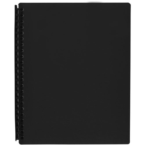 Display Book - A4 - 20 Refillable Pocket - Black | Skout Office Supplies