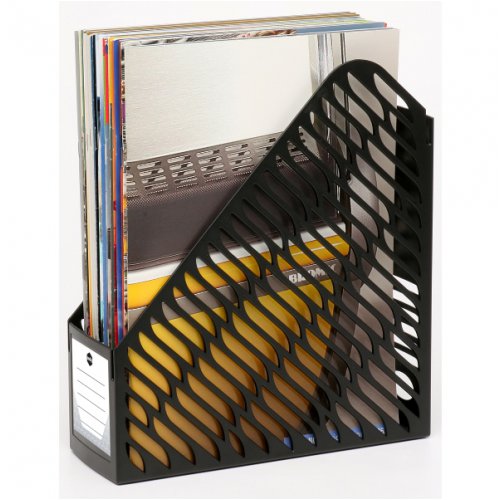 Magazine Rack - Marbig - Black - Set of 2 | Skout Office Supplies