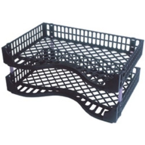 Document Tray Bic Stone Grey Twin Pack | Skout Office Supplies