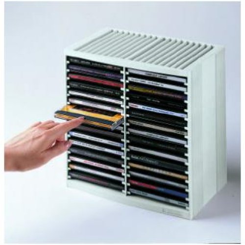 CD Spring Storage Unit 30 Capacity Fellowes | Skout Office Supplies