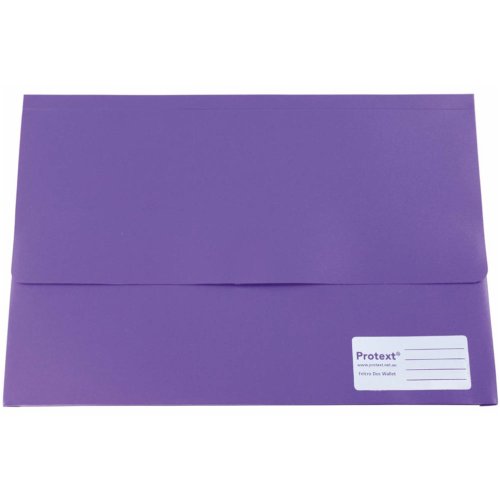 Document Wallet - Protext - Foolscap - Polyprop - Velcro Closure ...