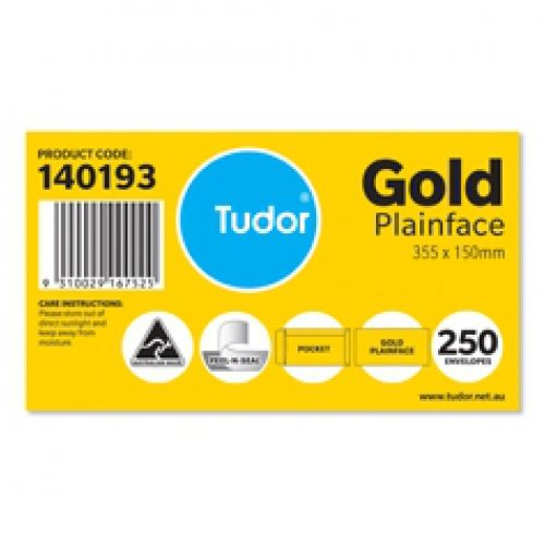 Envelopes - Tudor - 355 x 150mm - Kraft Peel&Seal - Box of 250 | Skout ...