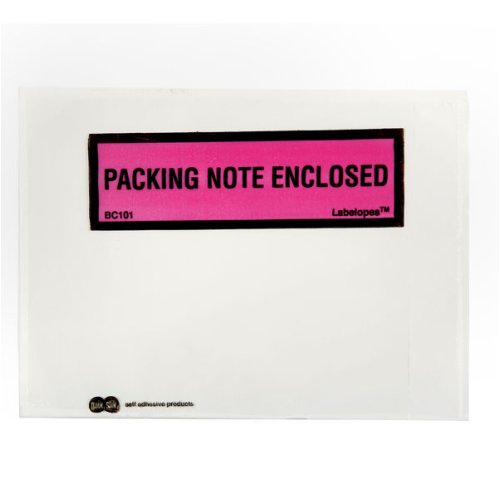 Labelope - Packing Note Enclosed - Quik Stik - 140x115mm - Box of 500 ...
